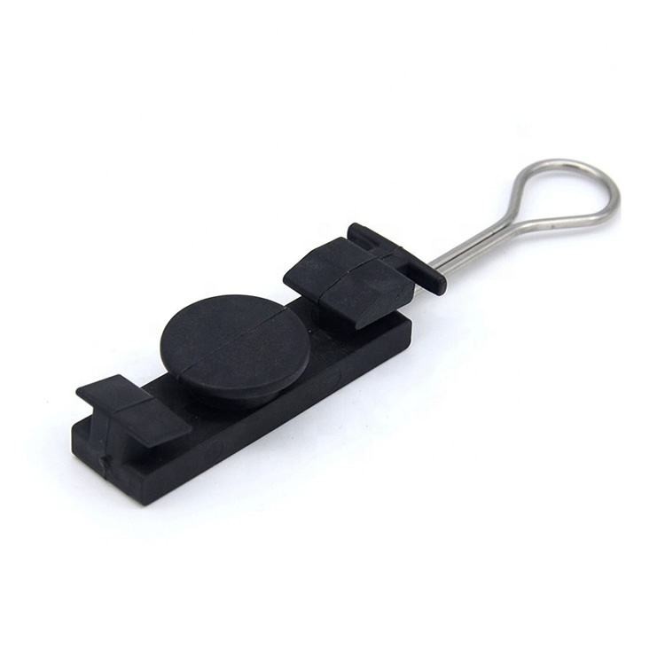 S-type fiber optic drop cable clamp insulate drop wire clamp