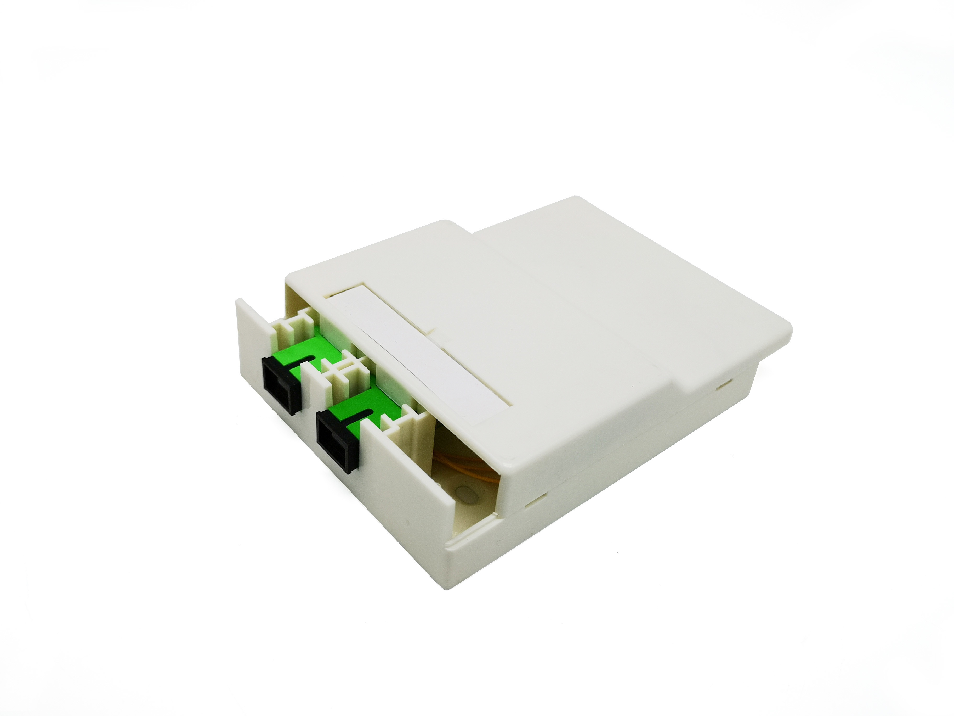 2 SC Single/Multimode Fiber Optic Termination Box For FTTH Indoor Network