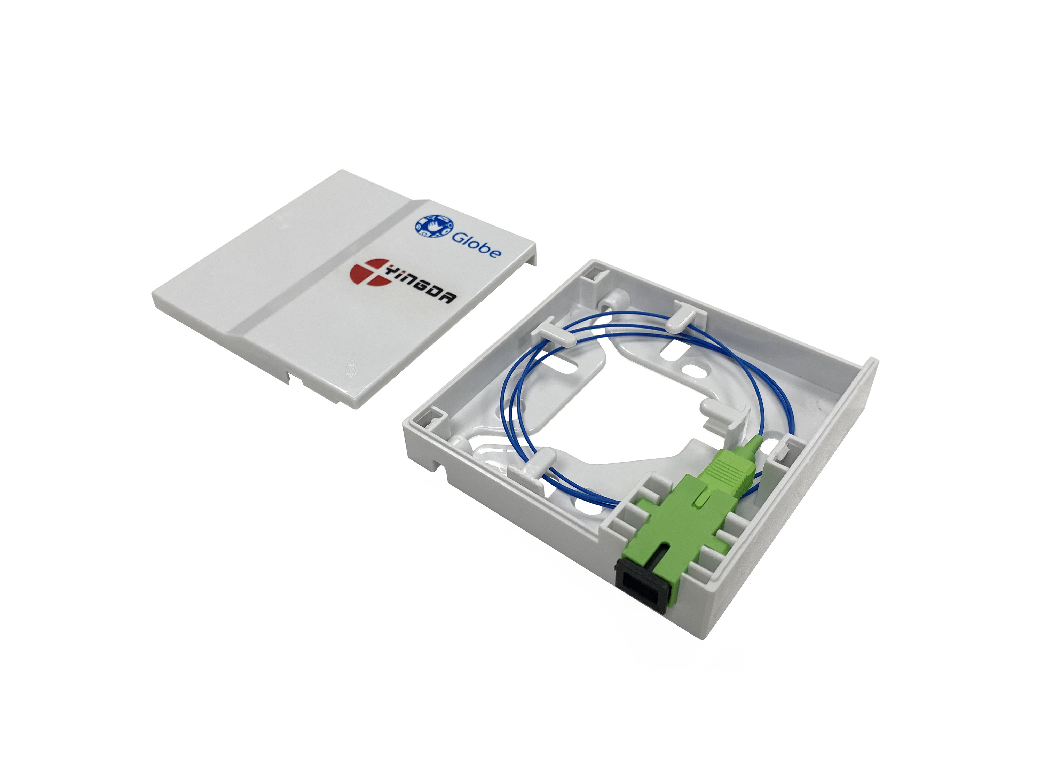 1 SC Adapter Fiber Wall Socket For Intelligent Building, Fiber Optic ...