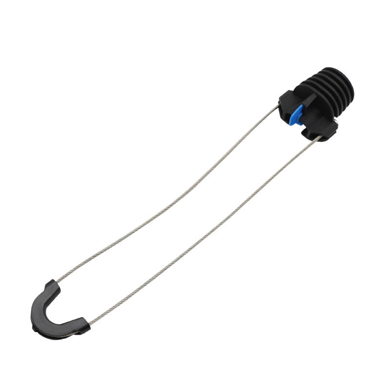 Plastic PA300 Tension Clamp ADSS Fiber Optical Wire Clamp For Ftth ...