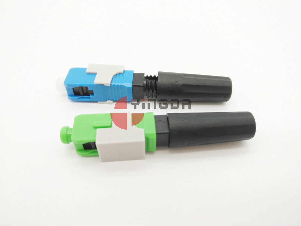 Single mode 9/125um SC Field Installable Connector Fiber Optic FAST ...
