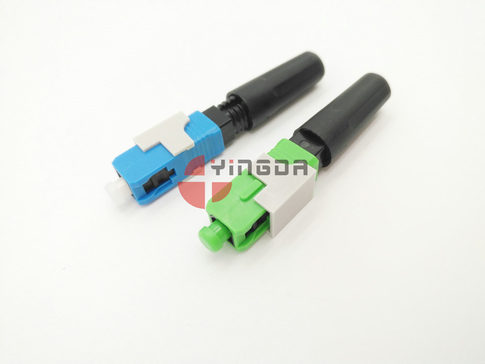 Single mode 9/125um SC Field Installable Connector Fiber Optic FAST ...