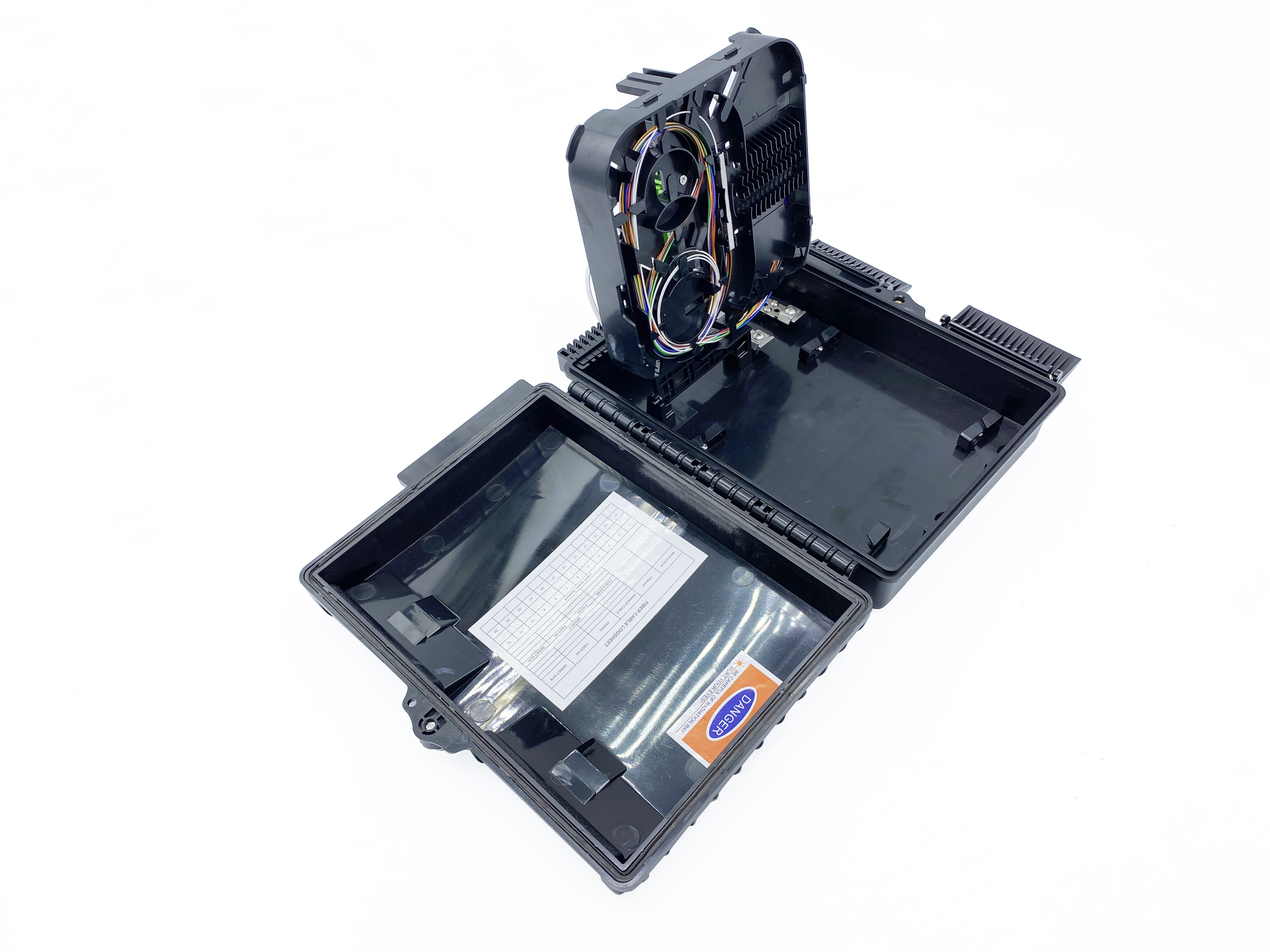 FTTH Outdoor IP65 16 Core Fiber Optic Splitter Box 1x16 Mini Splitter ...