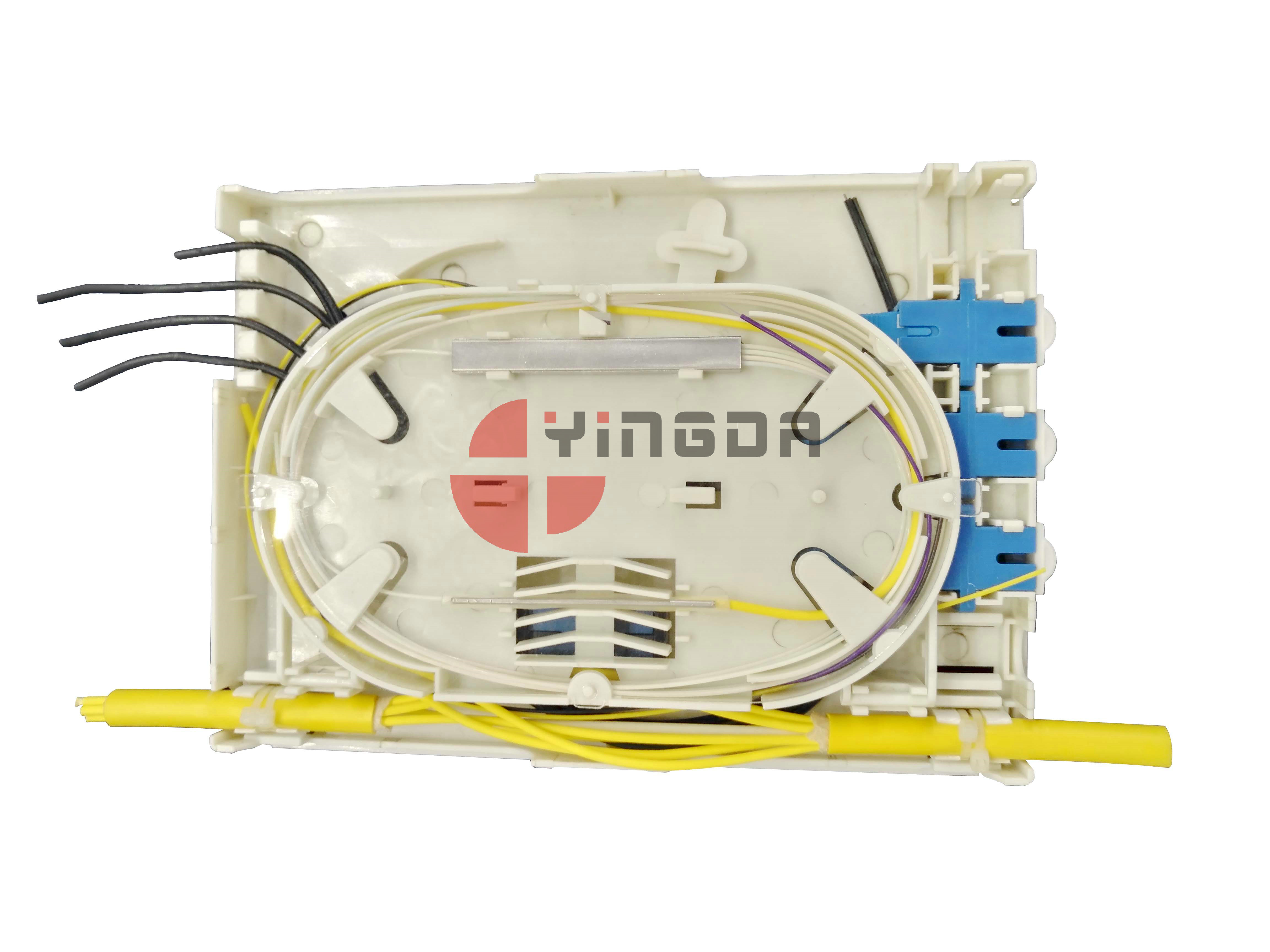 4 Port Fiber Optic Termination Box OTB FTB104E Plastic White for FTTH ...