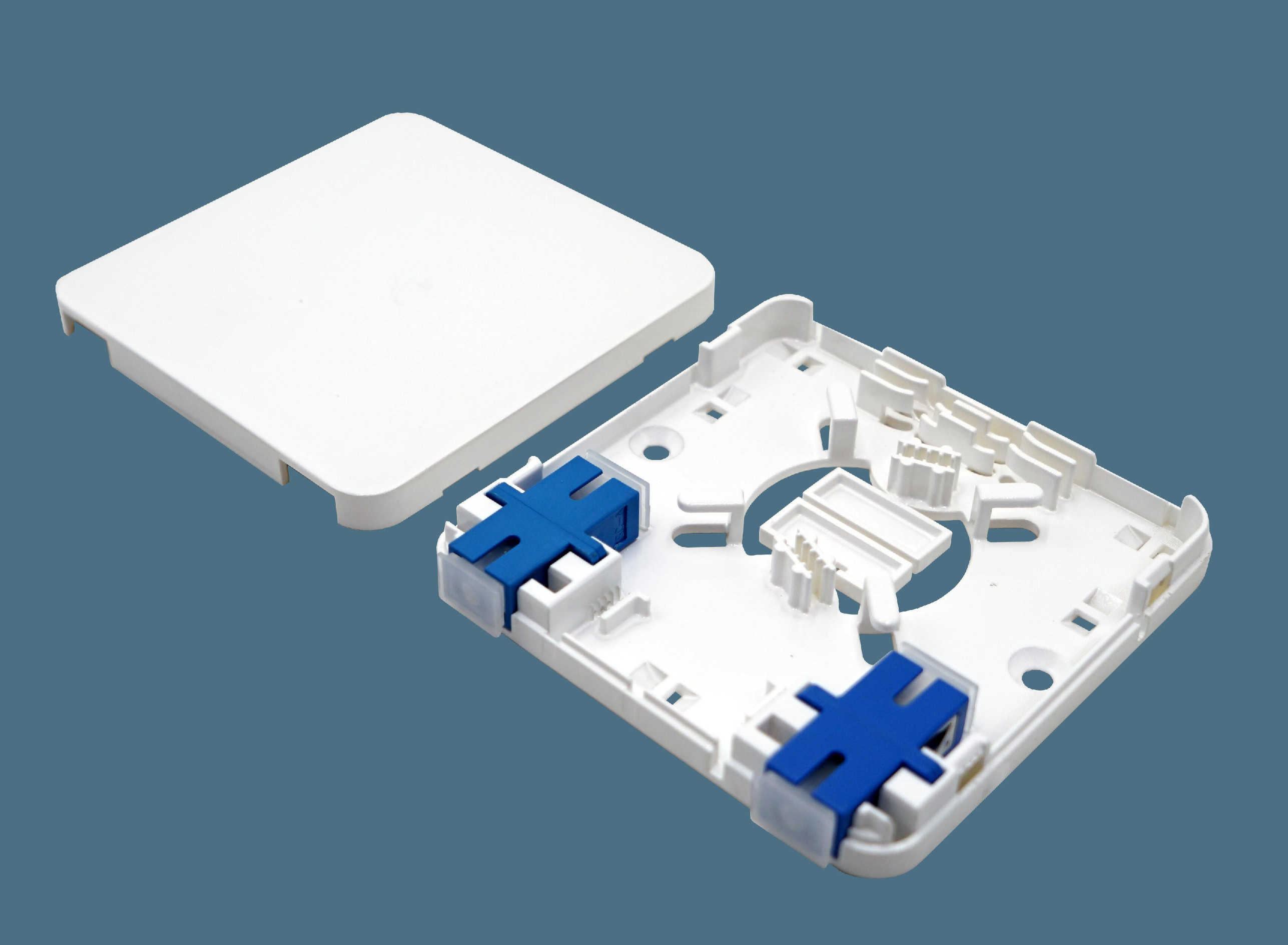 Wall Mount FTB86R Fiber Optic Termination Box For Easy Installation