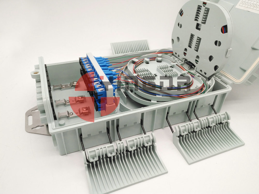 Uncut Port Fiber Optic Splitter Box 96 Cores Outdoor Waterproof 1*8 1* ...