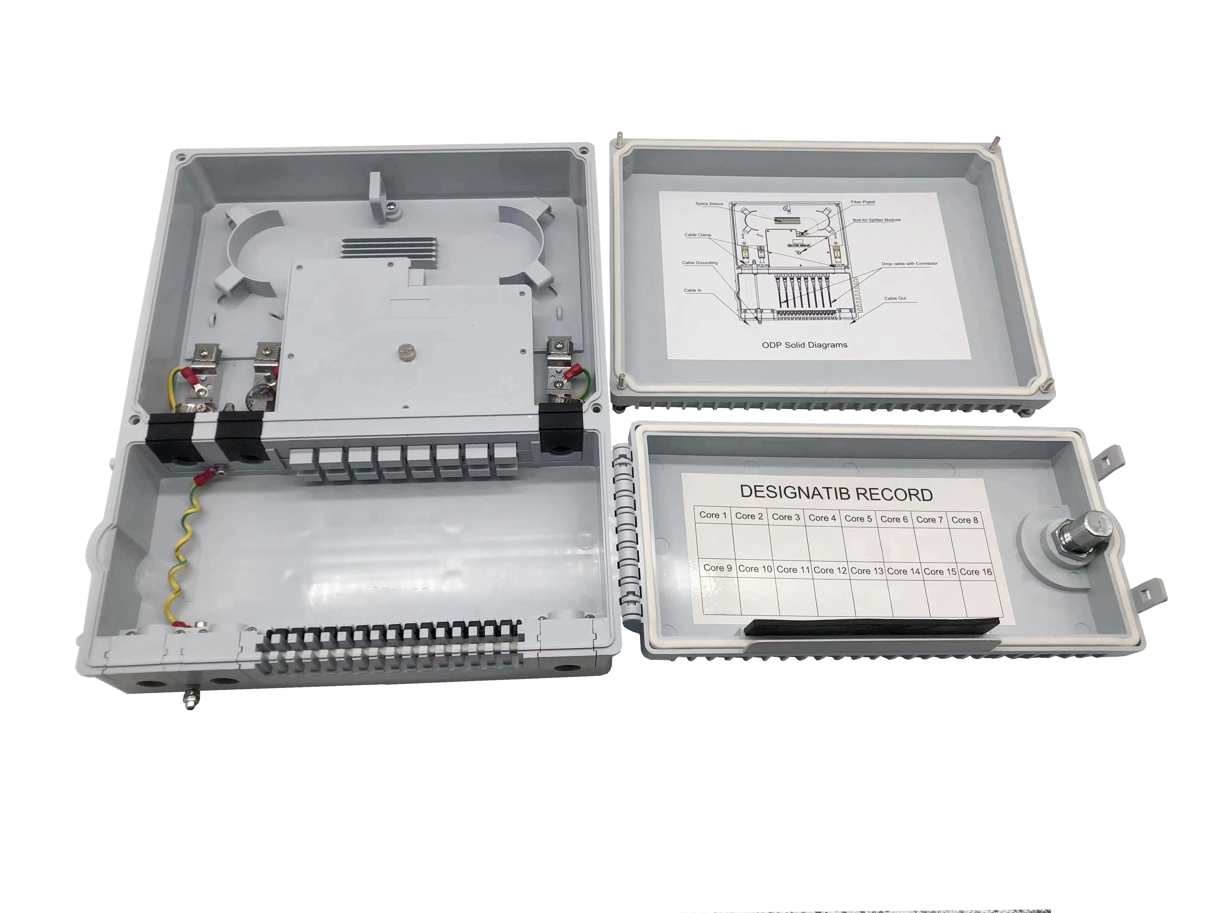 FTTH Solution 16 port ODP outdoor IP65 fiber optic distribution box for ...