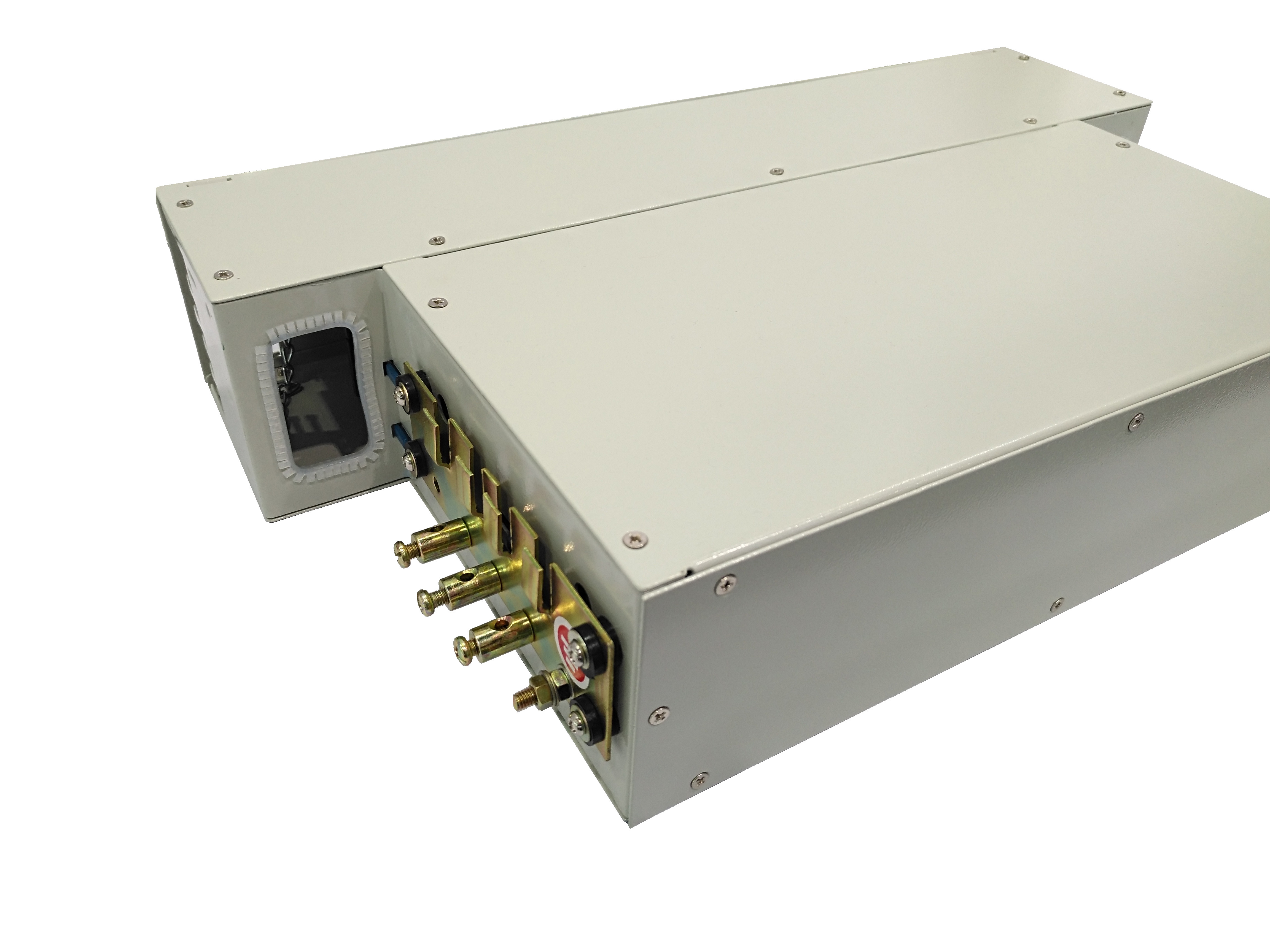 AL Material Fiber Optic Patch Panel 12 Ports 24 ports Integrated Splice ...