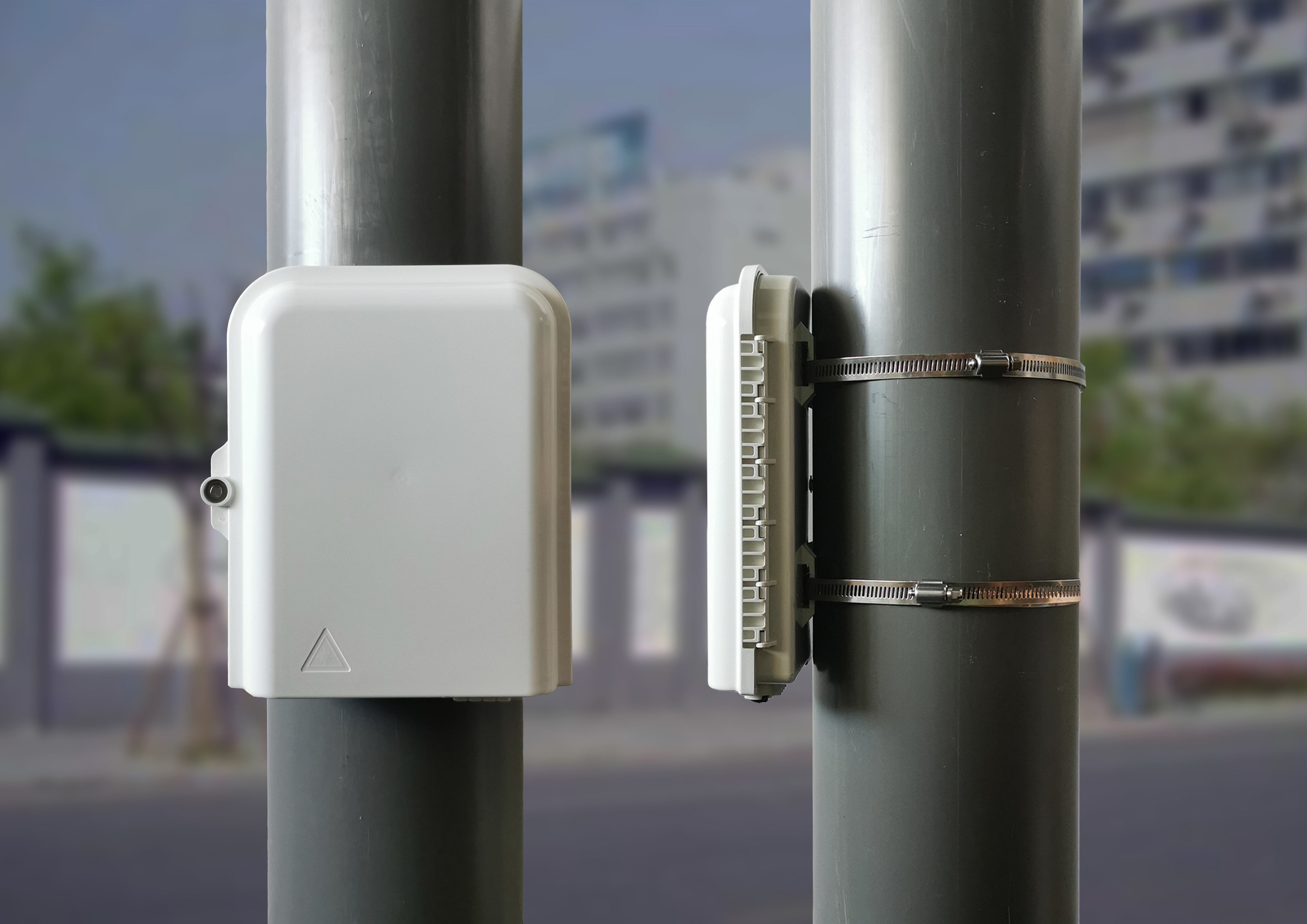 FDB Wall Or Pole Mount Fiber Optic Termination Box FDB0208C For Local ...