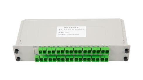 Uniform Power Splitting 1:32 Fiber Optic PLC Splitter horizontal for ...