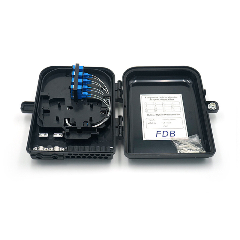 Flexible Cable Entry And Exit Fiber Optic Termination Box With 16 Core ...