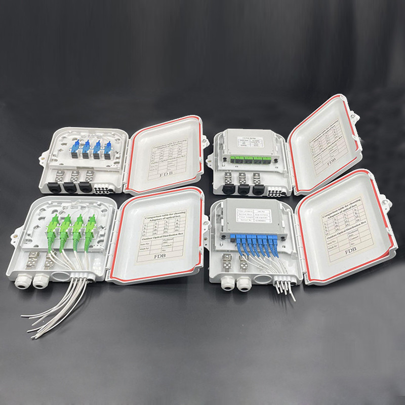 Rotating Tray Design FDB0208C Fiber Optic Termination Box with 8 SC ...