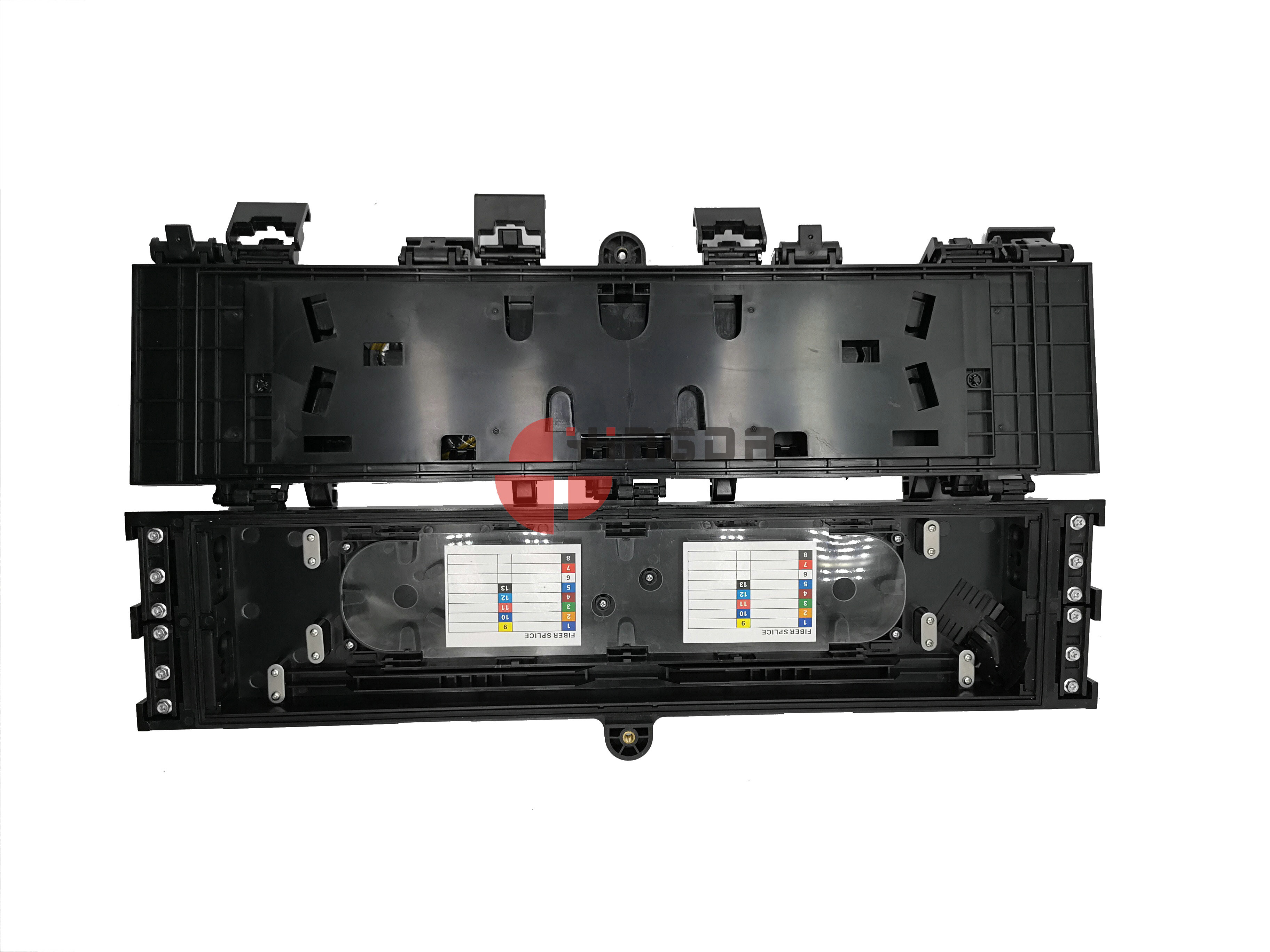 PP IP65 Aerial Mount Fiber Cable Joint Box , 48 Cores Fiber Optic Joint ...