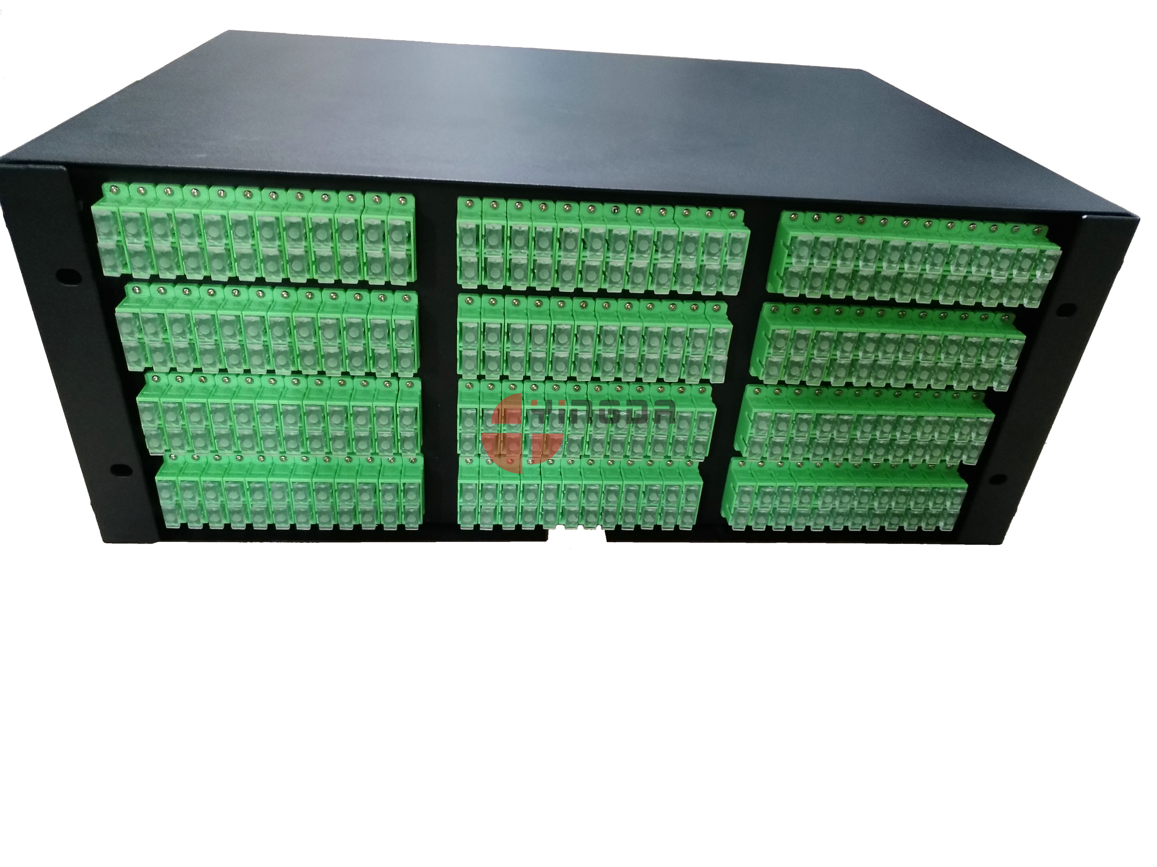 Cold Rolled Steel Fiber Patch Panel 288 Cores Slide Tray With SC Duplex ...