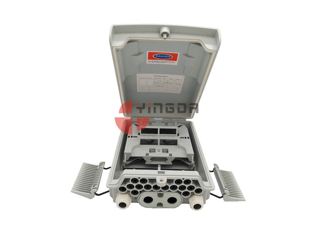 16 Ports FTTH Drop Cable Fiber Optic Distribution Box Pc Abs Total ...
