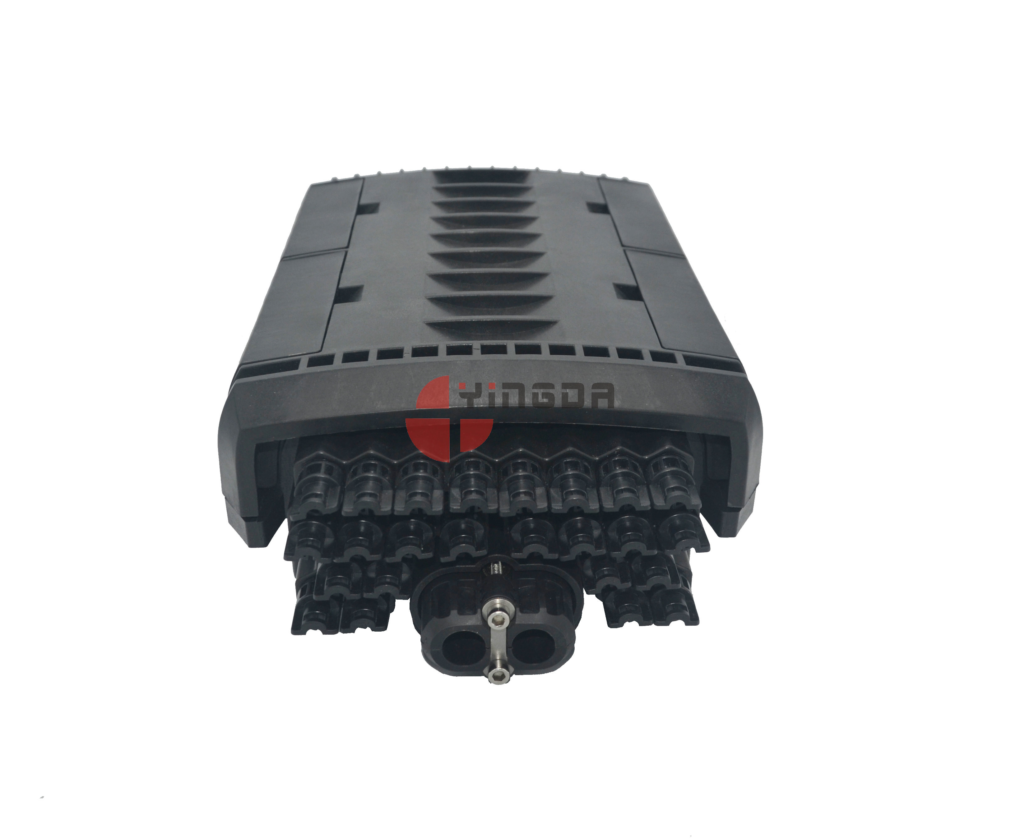 PP Material IP68 Pole Mount 24 Ports FTTH Drop Cable Fiber Cable Joint ...