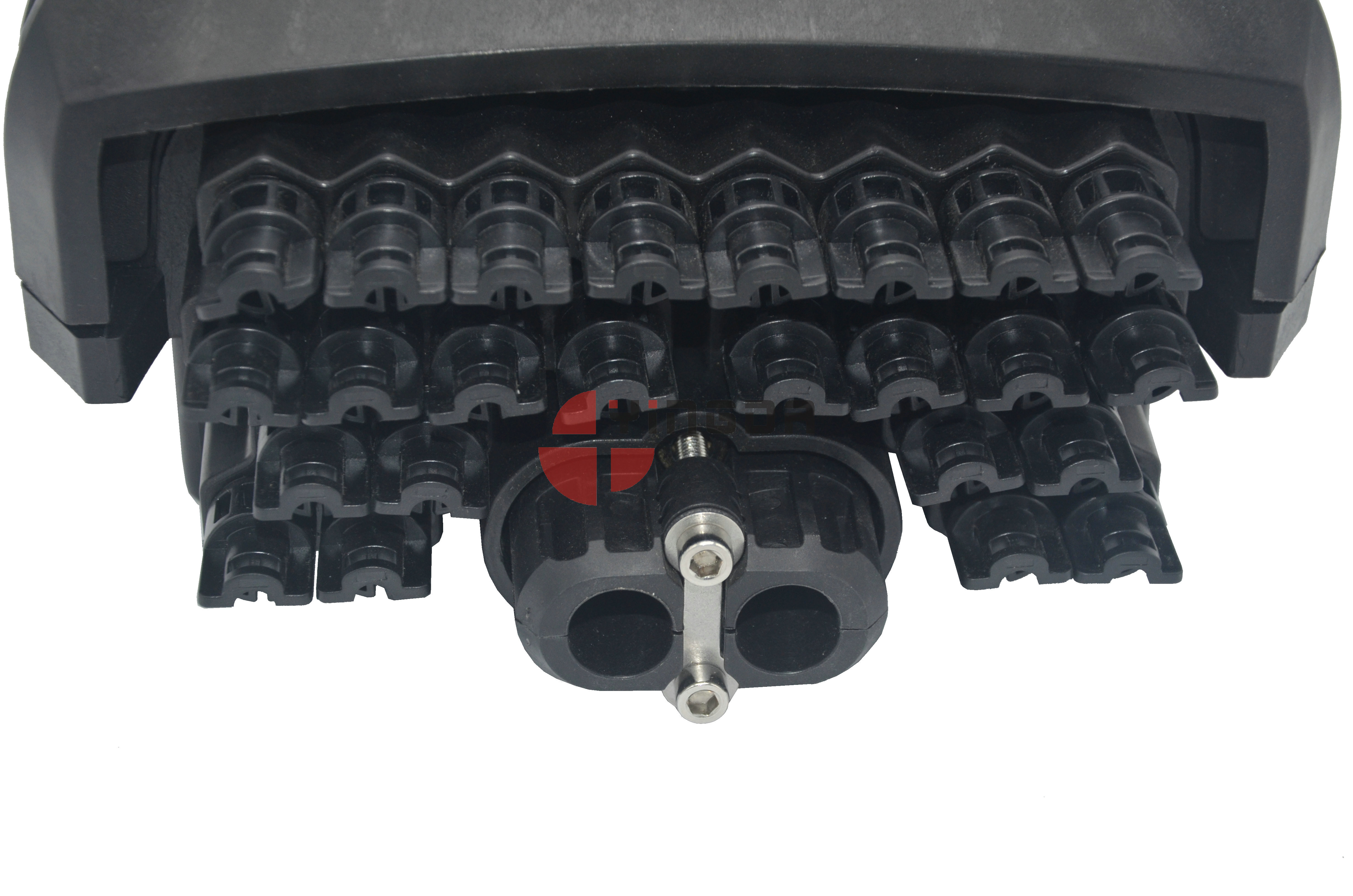 PP Material IP68 Pole Mount 24 Ports FTTH Drop Cable Fiber Cable Joint ...