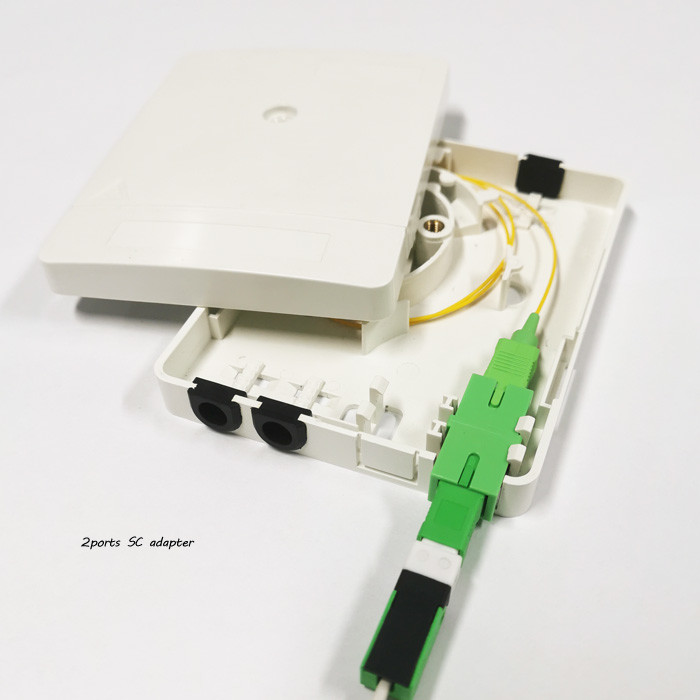 2SC Port Fiber Optic Termination Box for FTTH PON Plastic Optical ...