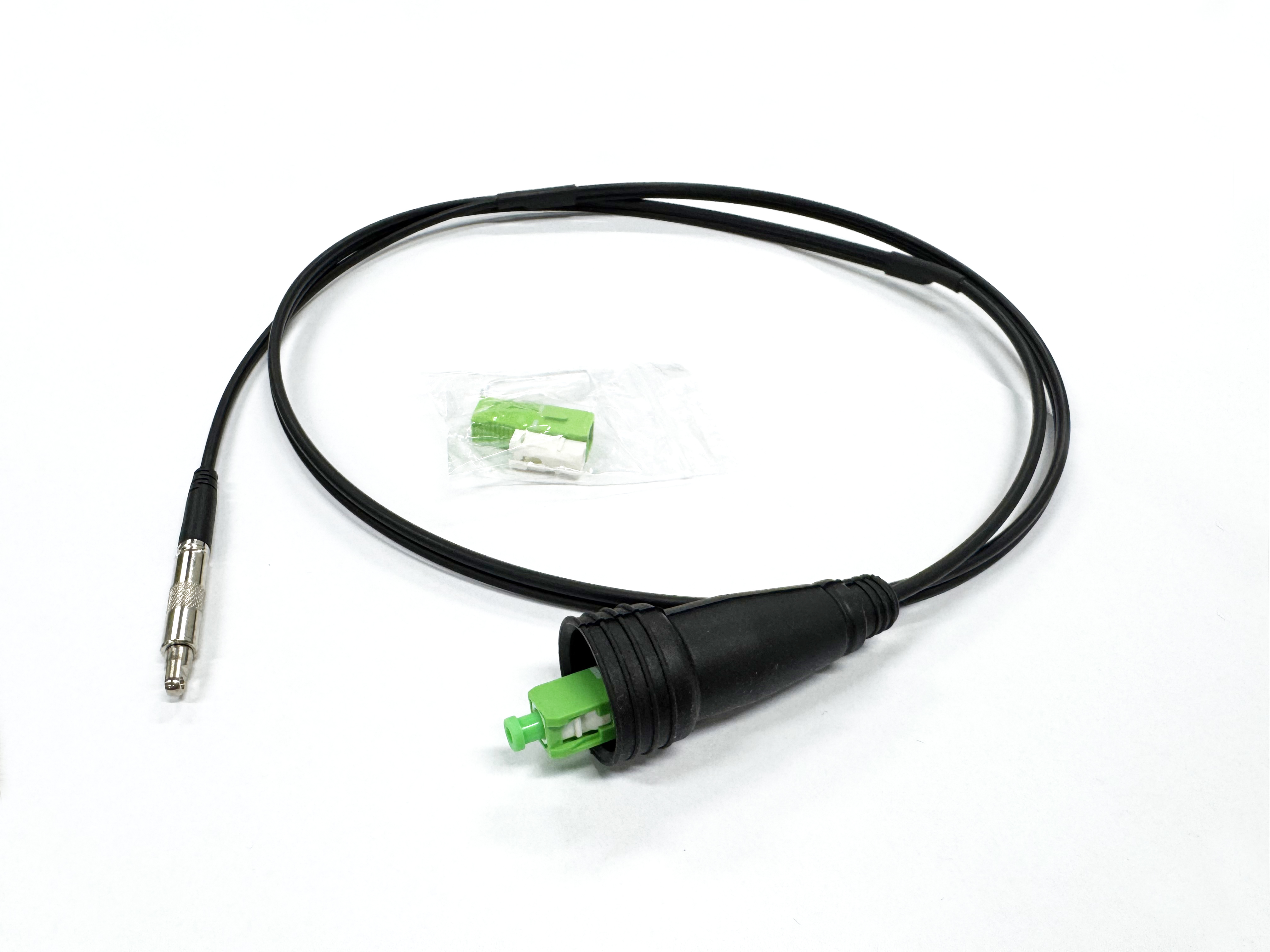 SC/APC 3.0mm Indoor outdoor with Metal head and rubber boot Pull ...