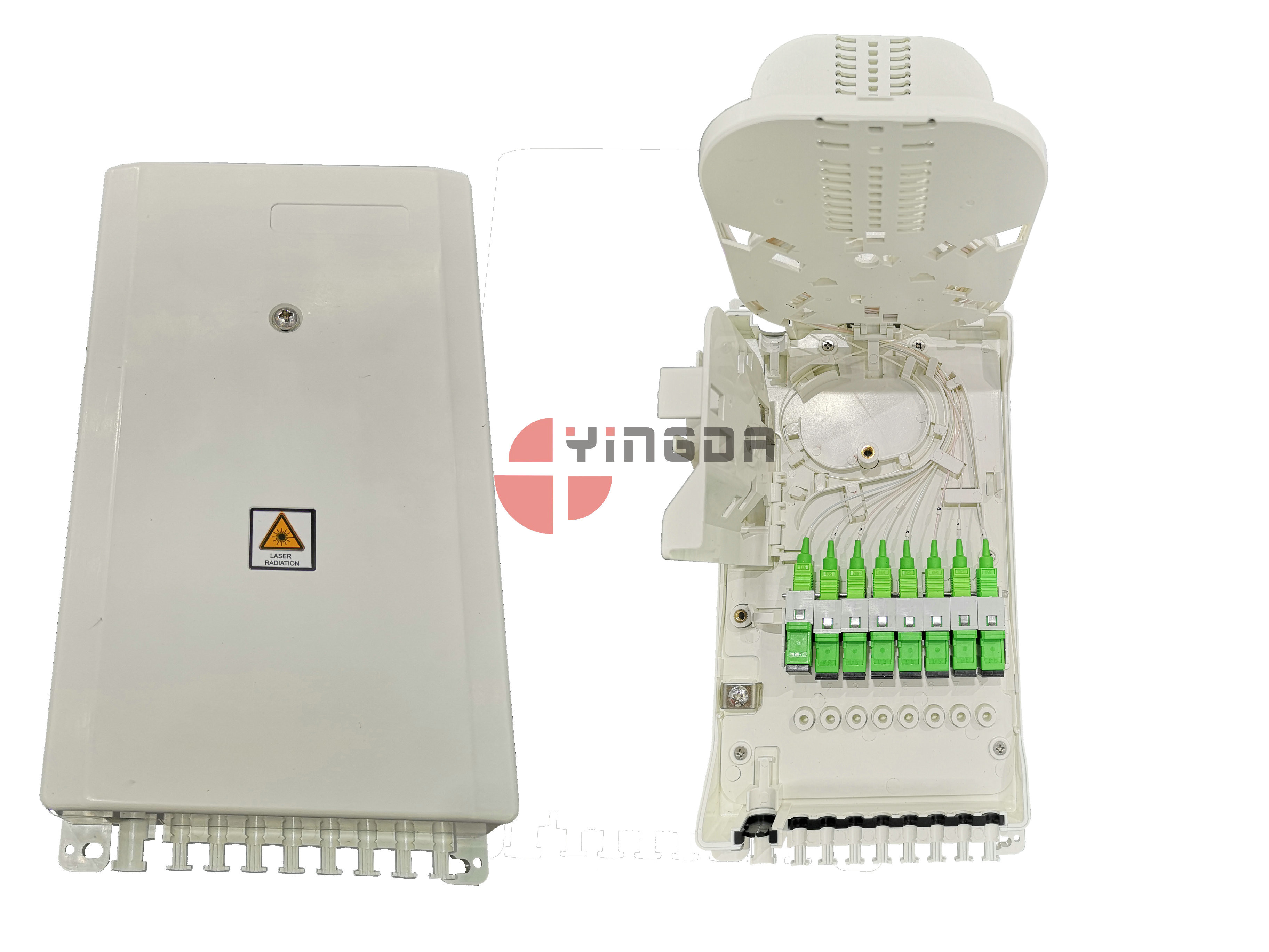 IP54 Outdoor Fiber Termination Box , Wall Mount Fiber Termination Box ...