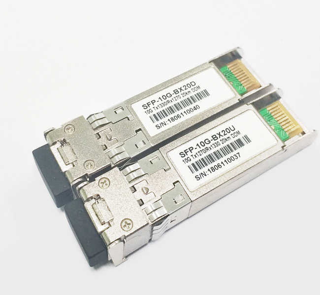 10G BiDi SFP+ 1270 1330nm 1550nm 10km 20km 40km 80km