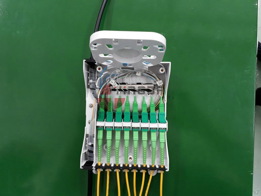 FTB Fiber Optic Termination Box 1 To 8 PLC Splitter Fanout 900um With ...