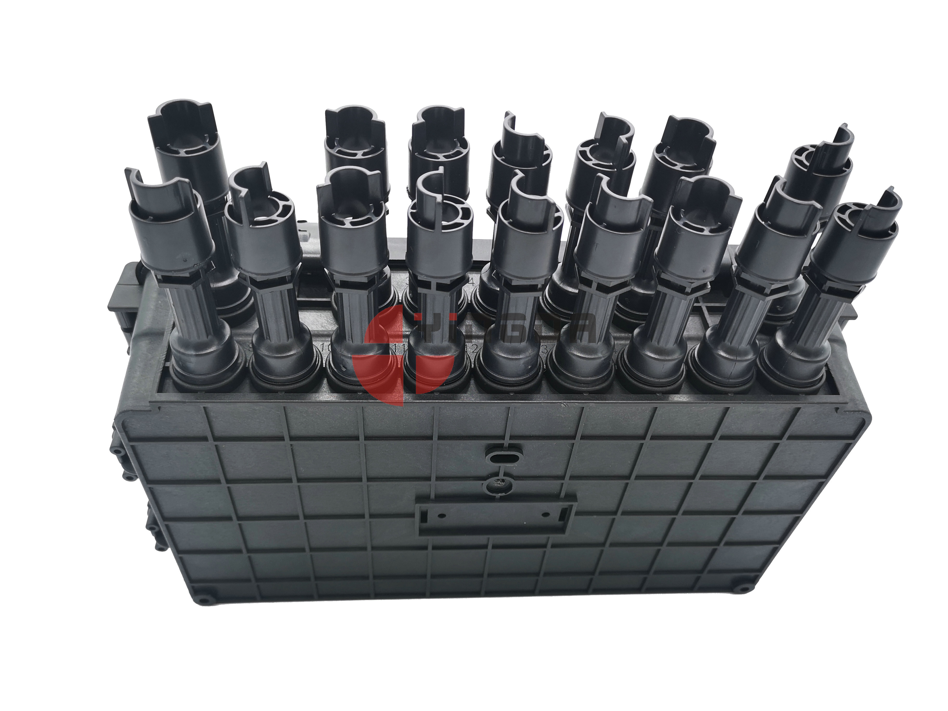 SC Adapter Coupler Fiber Cable Joint Box Closure 16 Ports 2 In 2 Out PP ...