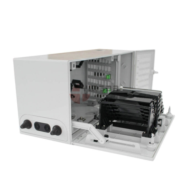 Durable Fiber Optic Termination Box 48 Port Wall Mount IP30 Protection ...