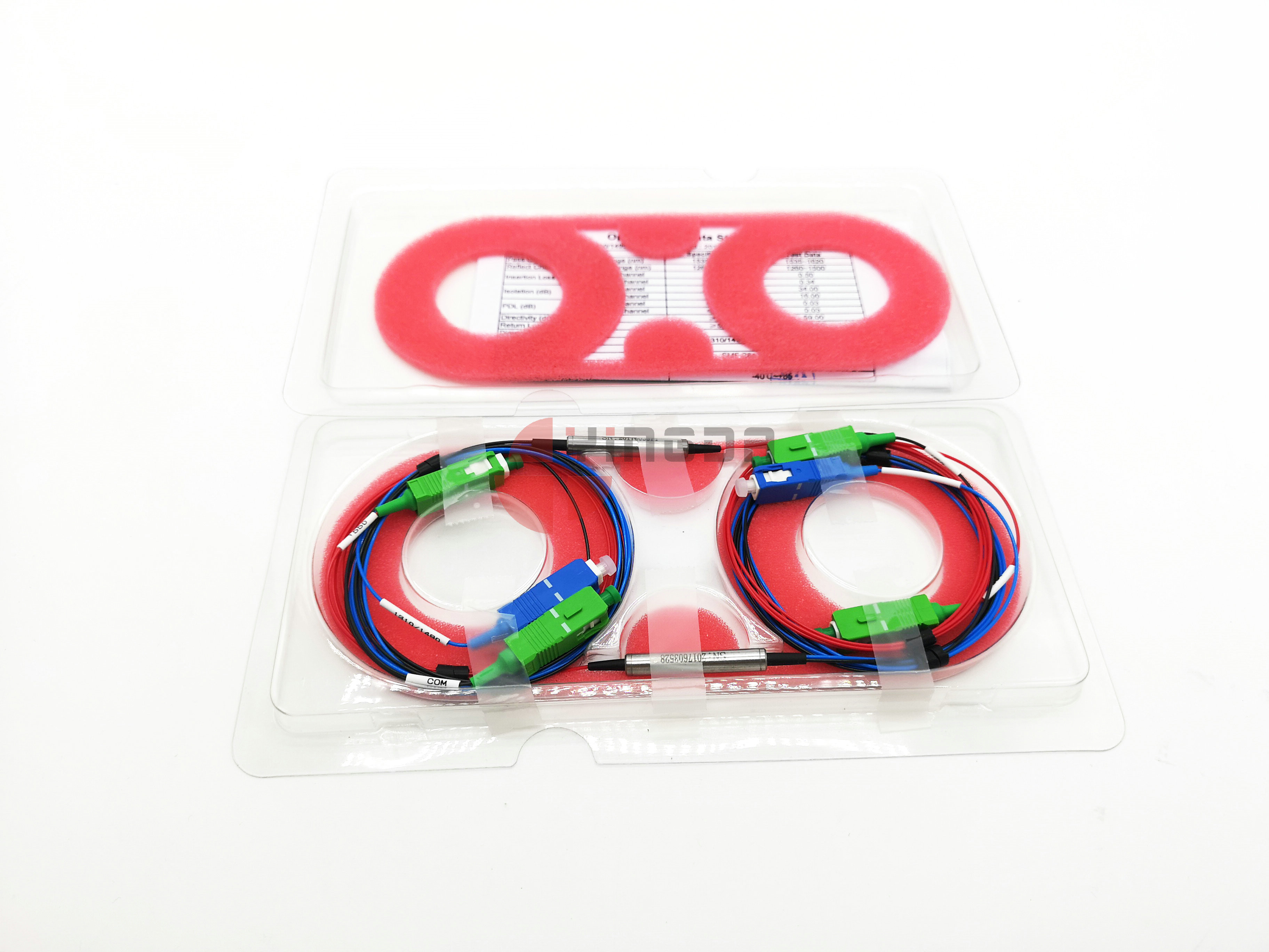 1550nm SC UPC SC APC SMF 28e Optical WDM FWDM Splitter