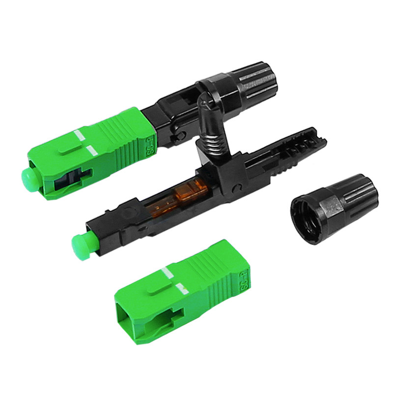 1 Core Field Installable Connector SC APC FTTH GPON Quick Splice Connector