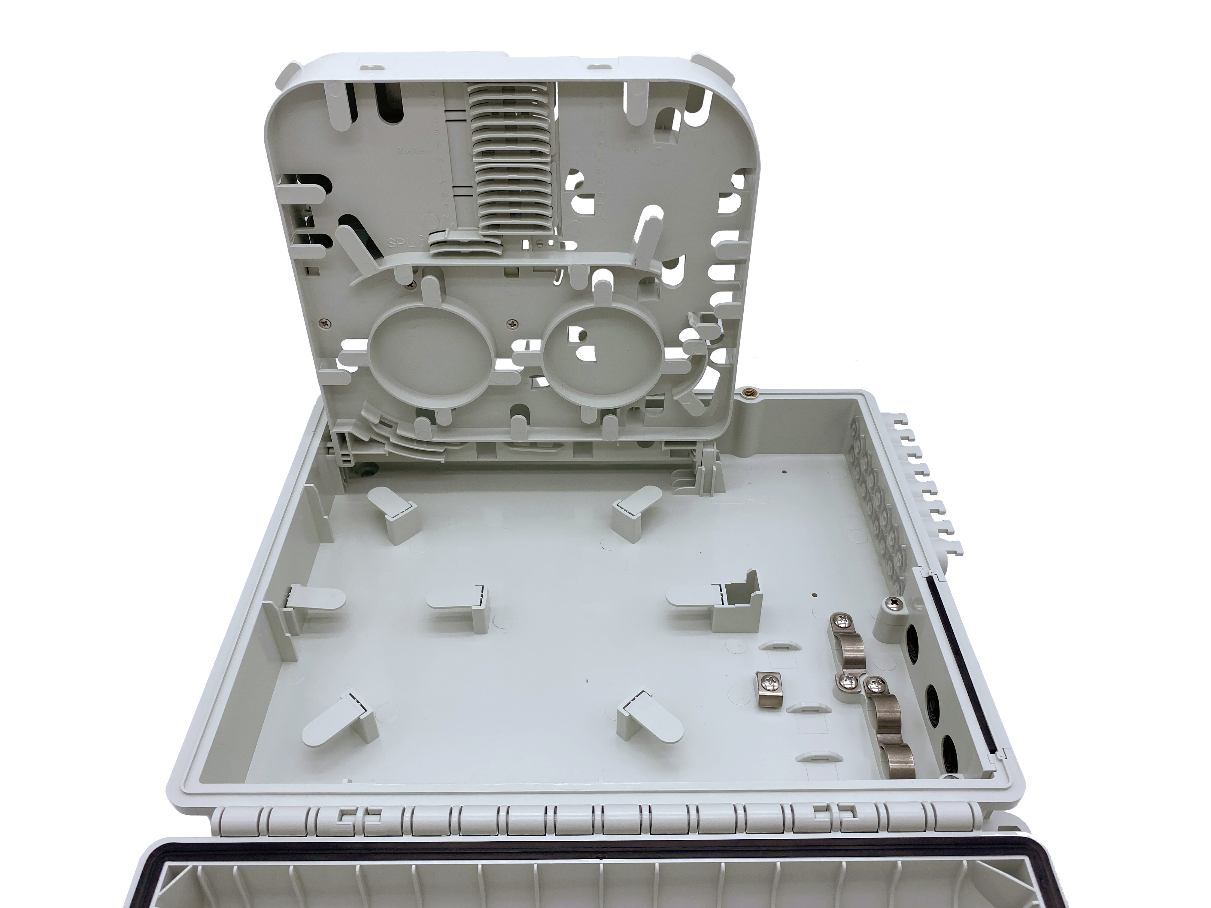 16Ports Fiber Optic Cable GPON Passive Splitter Termination Box SC 1:16 ...