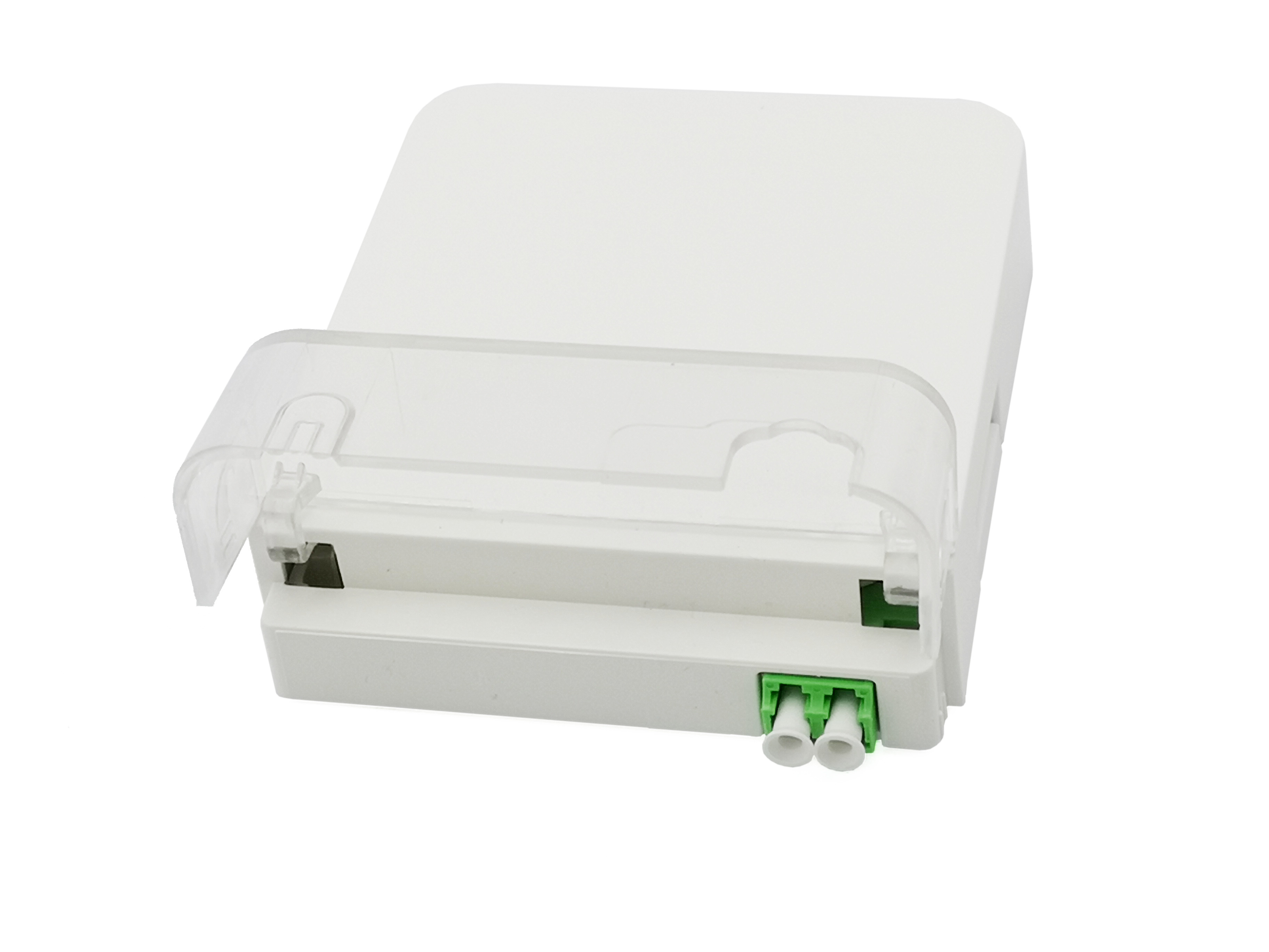 2 Port LC/APC Duplex FTTH Fiber Optic Terminal Box Wall Outlet IP54 ...