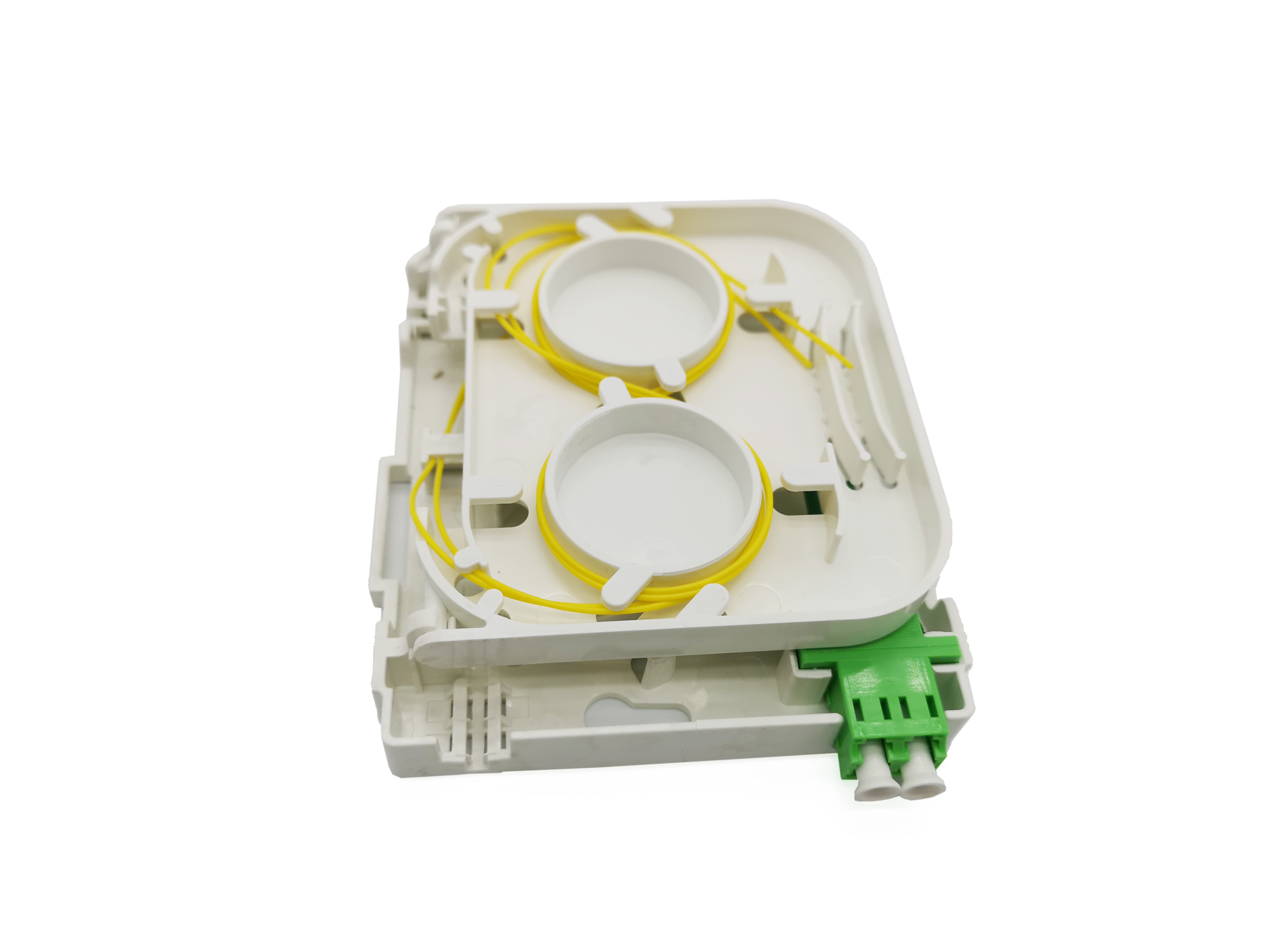 2 Port LC/APC Duplex FTTH Fiber Optic Terminal Box Wall Outlet IP54 ...