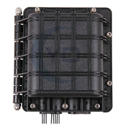 12 Core Inline Horizontal Fiber Optic Splice Box For FTTH / Fiber ...