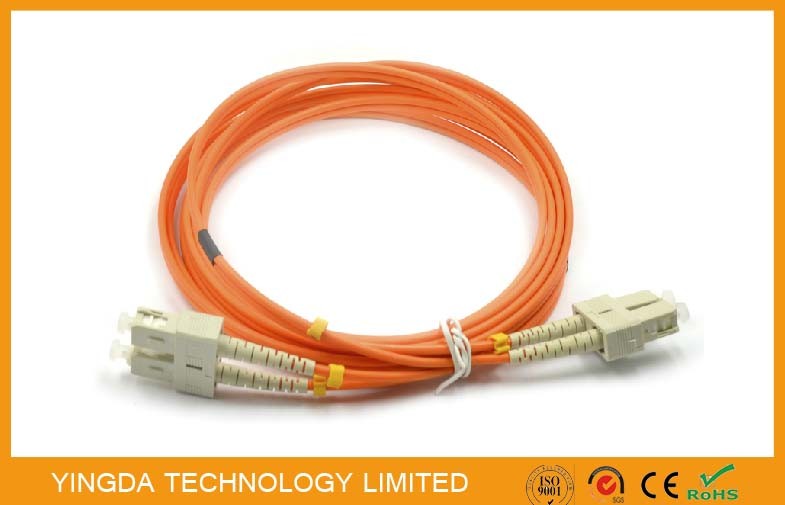 SC -SC Multimode Fiber Optic Patch Cord 50 (125)um Duplex 2.0mm With ...