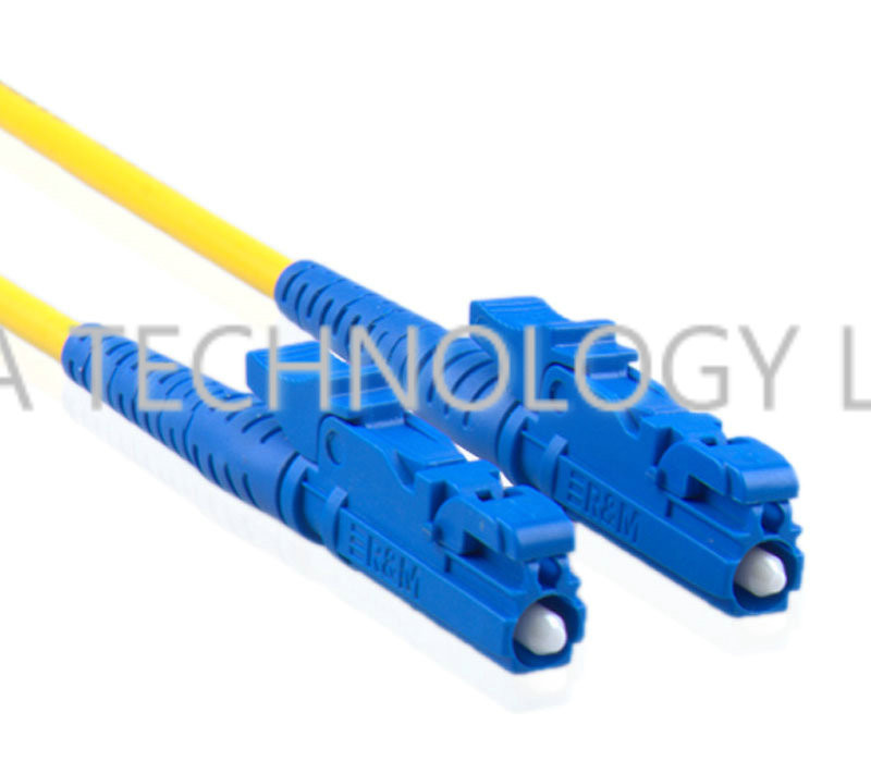 R&M E2000 / UPC Fiber Optic Patch Cord Pigtail Single Mode Duplex 9 / 125um