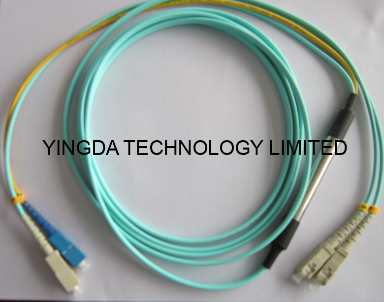 SC- SC Mode Conditioning Patch Cord Duplex 50 / 125um OM3 10G Fiber ...