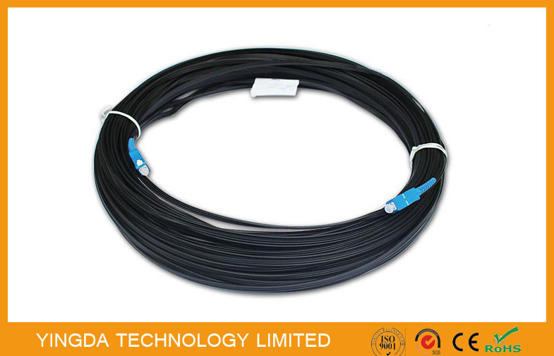 1 Core Self Supporting FTTH Patch Cord SC - SC Fiber Optic Drop Cable ...