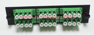 SM 9/125 um Fiber Optic Adapter LC / APC , Optical Fibre Adapter Green ...