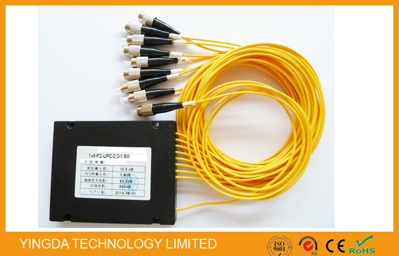 1X8 Fiber Optic PLC Splitter Module Abs Plastic For Fttx Network ...