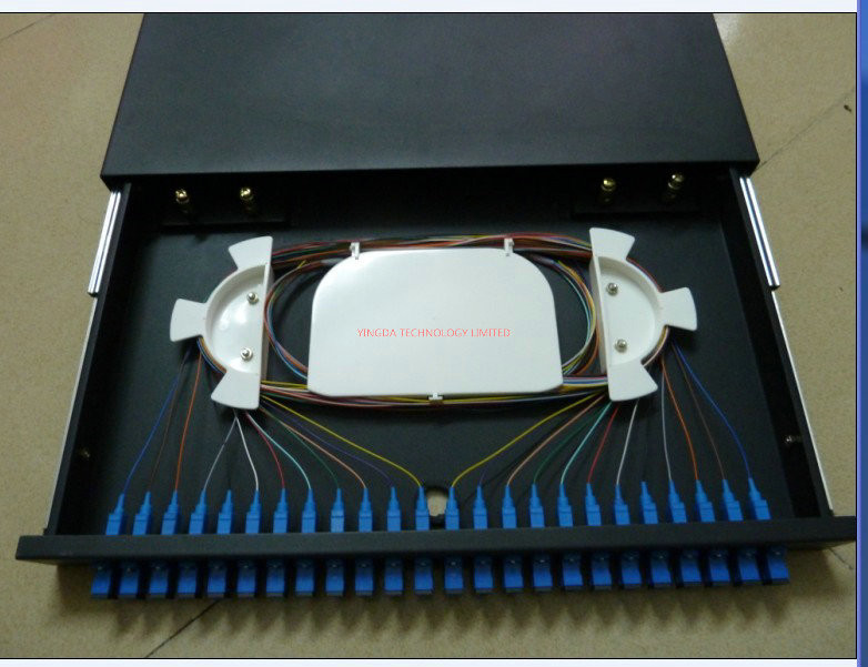 SC FC LC ST ODF Fiber Optic Patch panel 24 Port / network Patch Panel