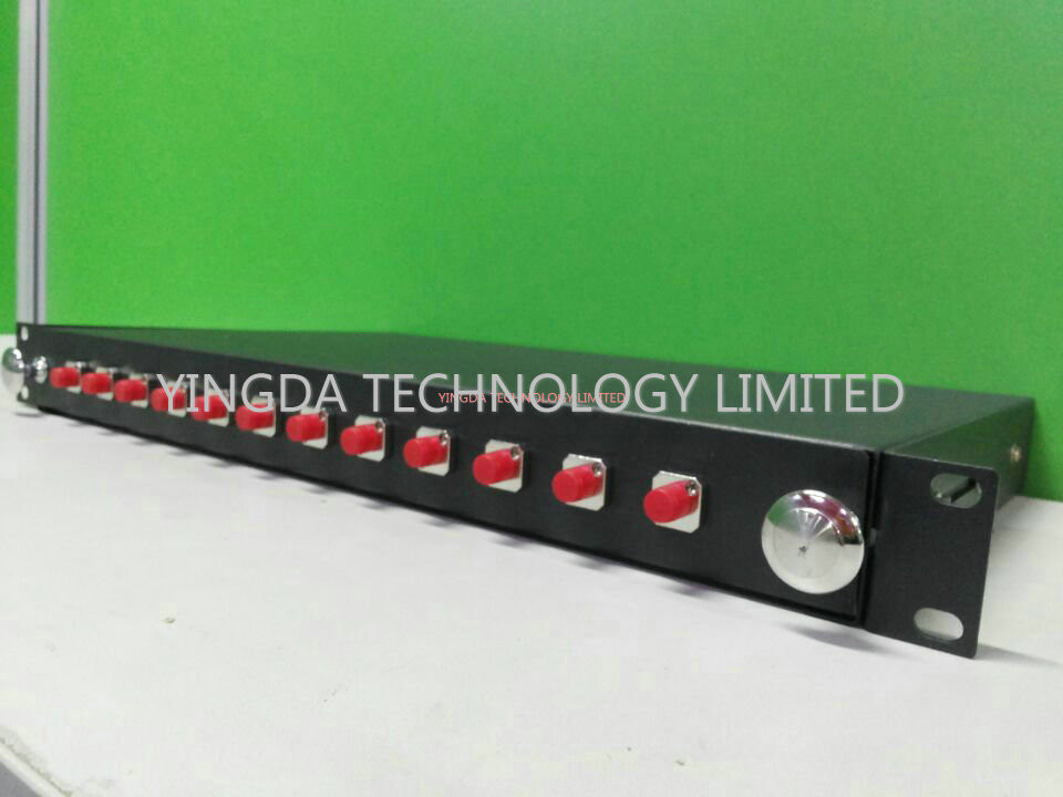 12 Port FC Fiber optic Patch Panel rack mount , 12 Fibers FC SM SX ODF ...