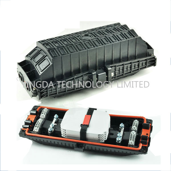 432 / 288 Cores Fiber Optic Splice Joint Closure , In - line Fiber ...