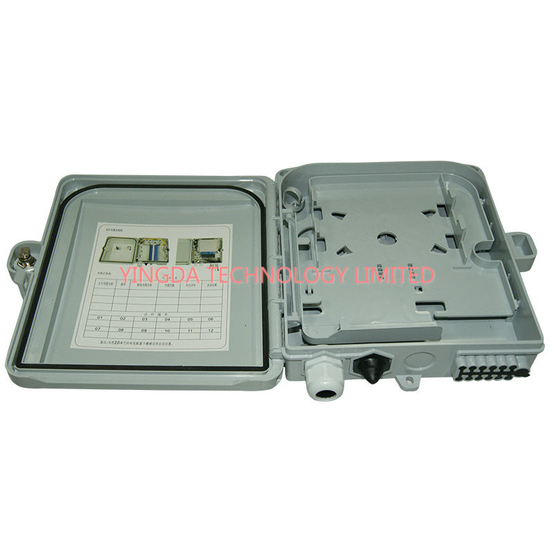 12 Core Plastic Optical Terminal Box, 12 Port Optical Fiber Termination box