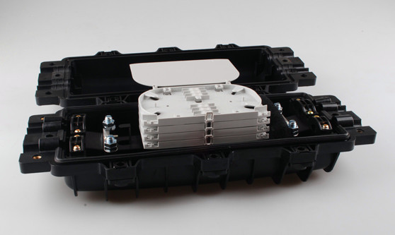 3 In 3 Out Fiber Optic Splice Closure , PC In Line Underground Outdoor ...