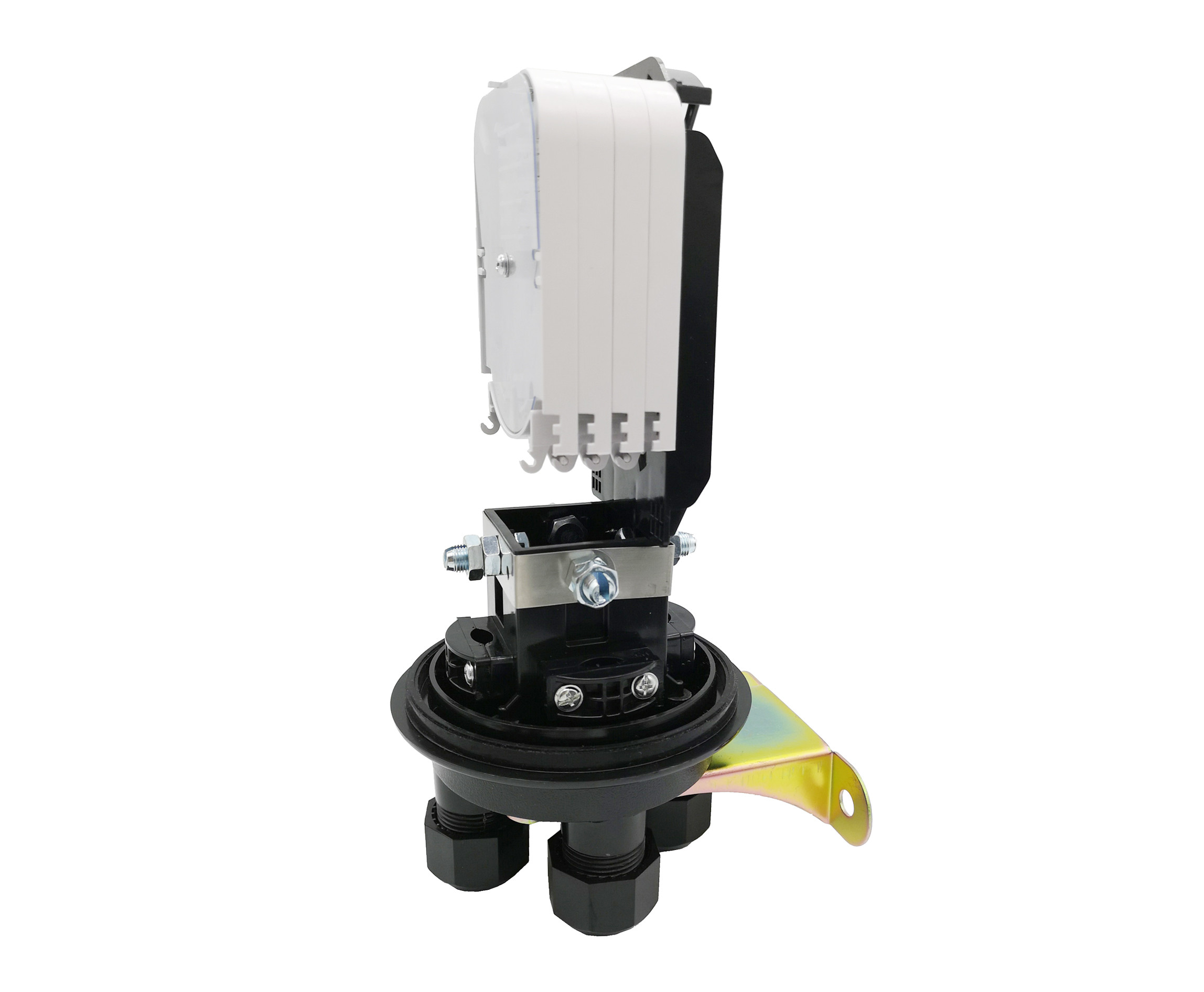 Vertical Mechanical FTTH Mini Dome Fiber Optic Splice Closure 48 Core ...