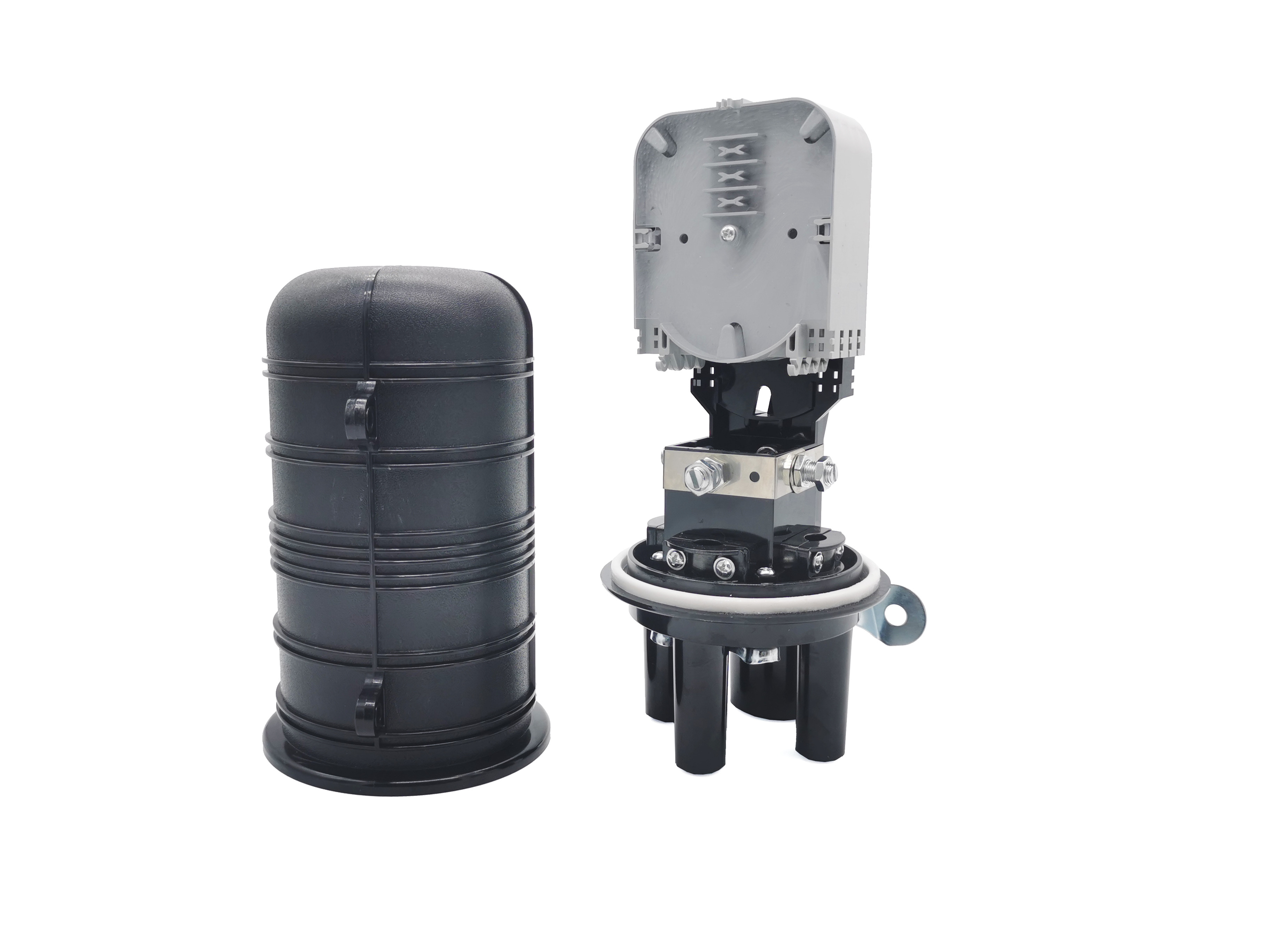 IP68 ABS PC FTTH Mini Dome Fiber Optic Joint Box 48 Cores Optical ...