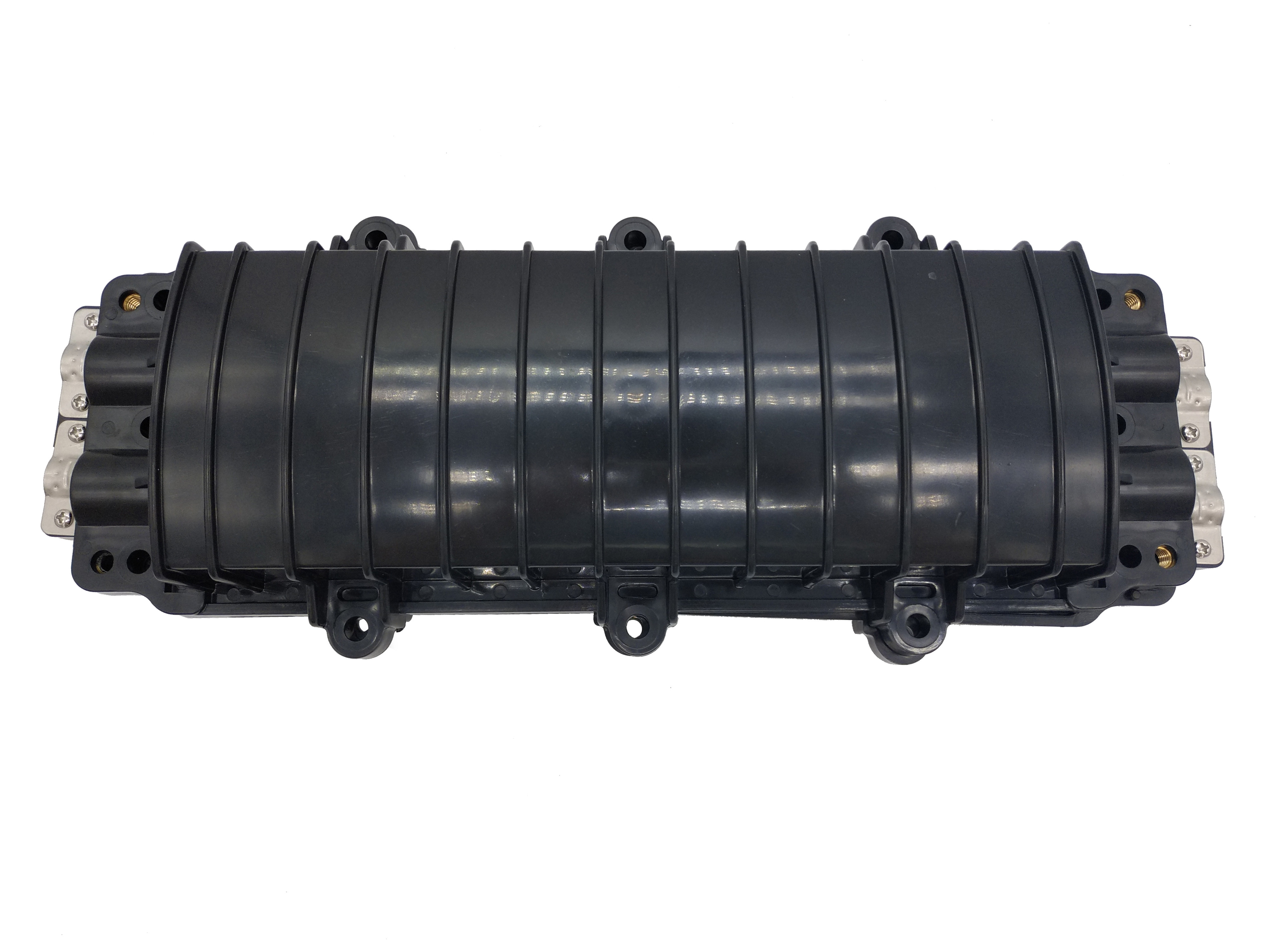 ABS Inline Fiber Optic Splice Closure 144 Cores 2In 2Out Buried Aerial ...