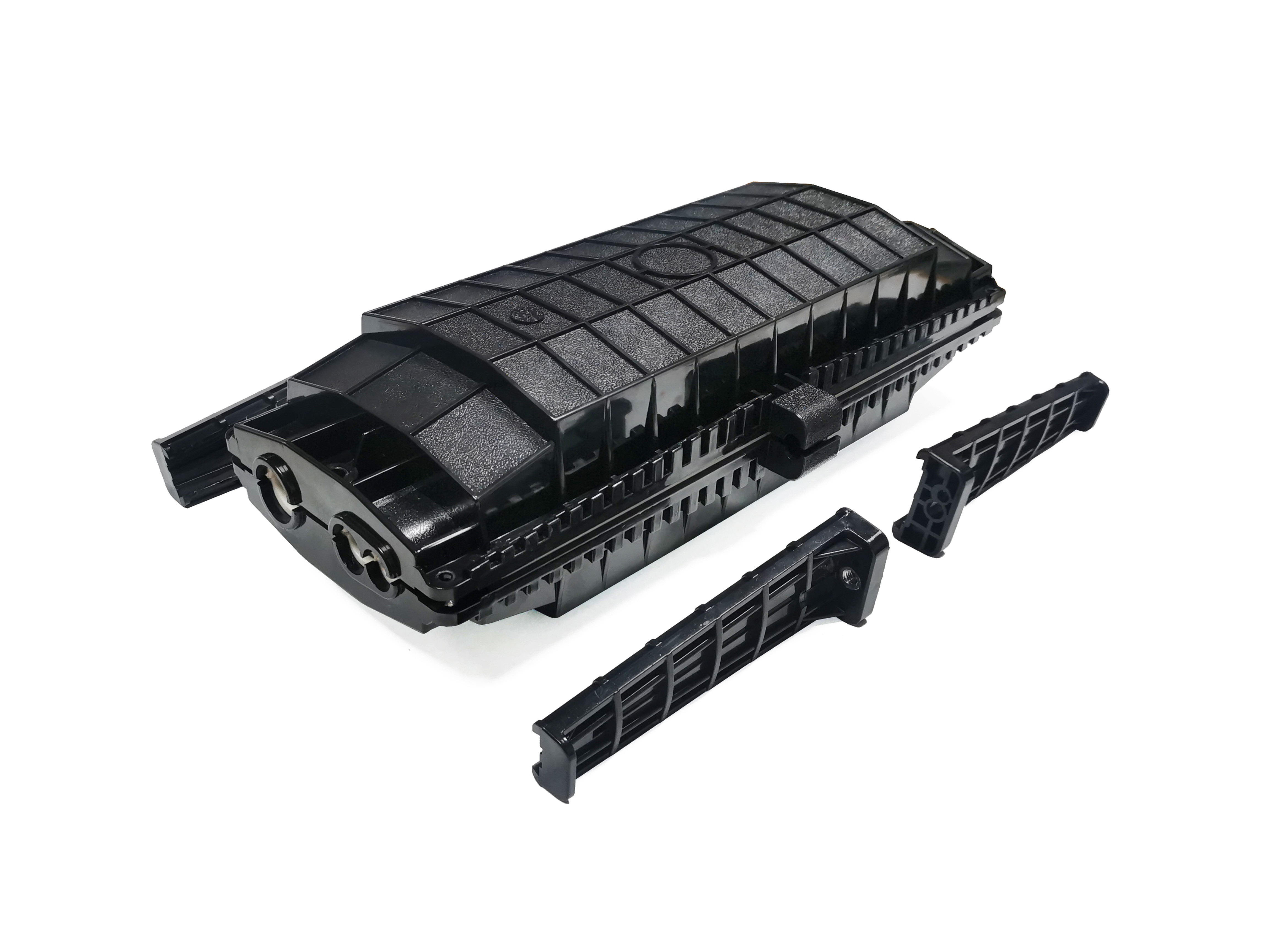 Underground Manhole Buried Inline Fiber Optic Joint Closure 144 Cores 3 ...