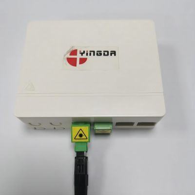 SC APC Fiber Optic Adapter SM Simplex Shutter Without Flange Green